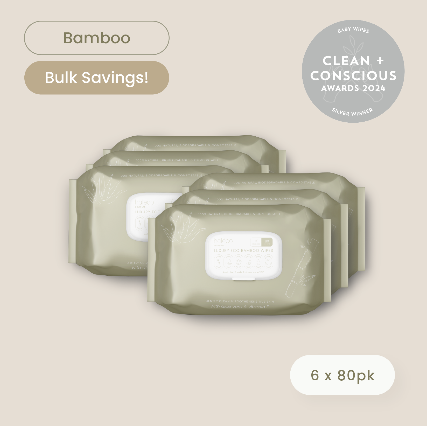 Eco Bamboo Wipes | Bamboo Wet Wipes - Luvme